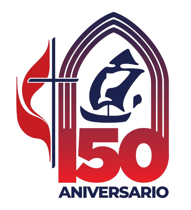 Logotipo 150 Años del Metodismo en México – El Evangelista Mexicano